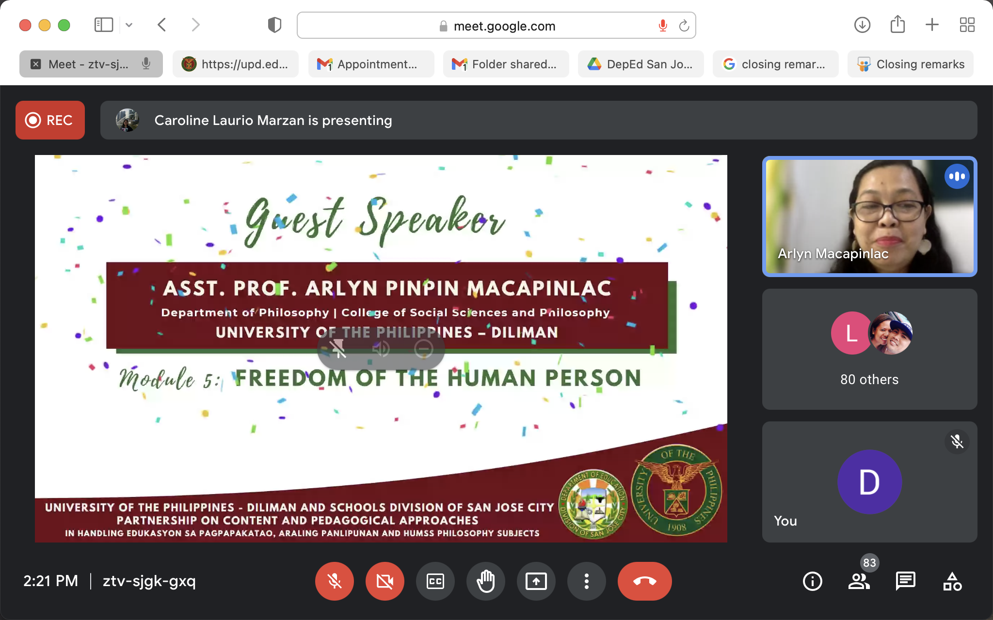 Extension Projects - UP Diliman Department of Philosophy