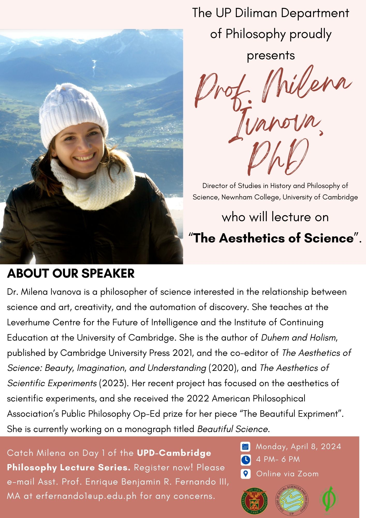 UPD-Cambridge Philosophy Lecture Series - Meet our Speakers! - UP ...